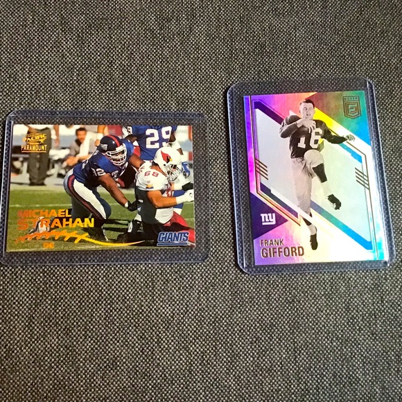 Panini | Other | Michael Strahan 998 Pacific Paramount Frank Gifford ...
